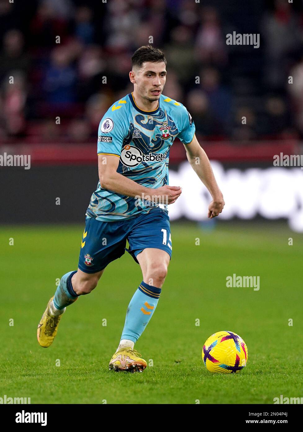 Southampton's Romain Perraud during the Premier League match at the ...