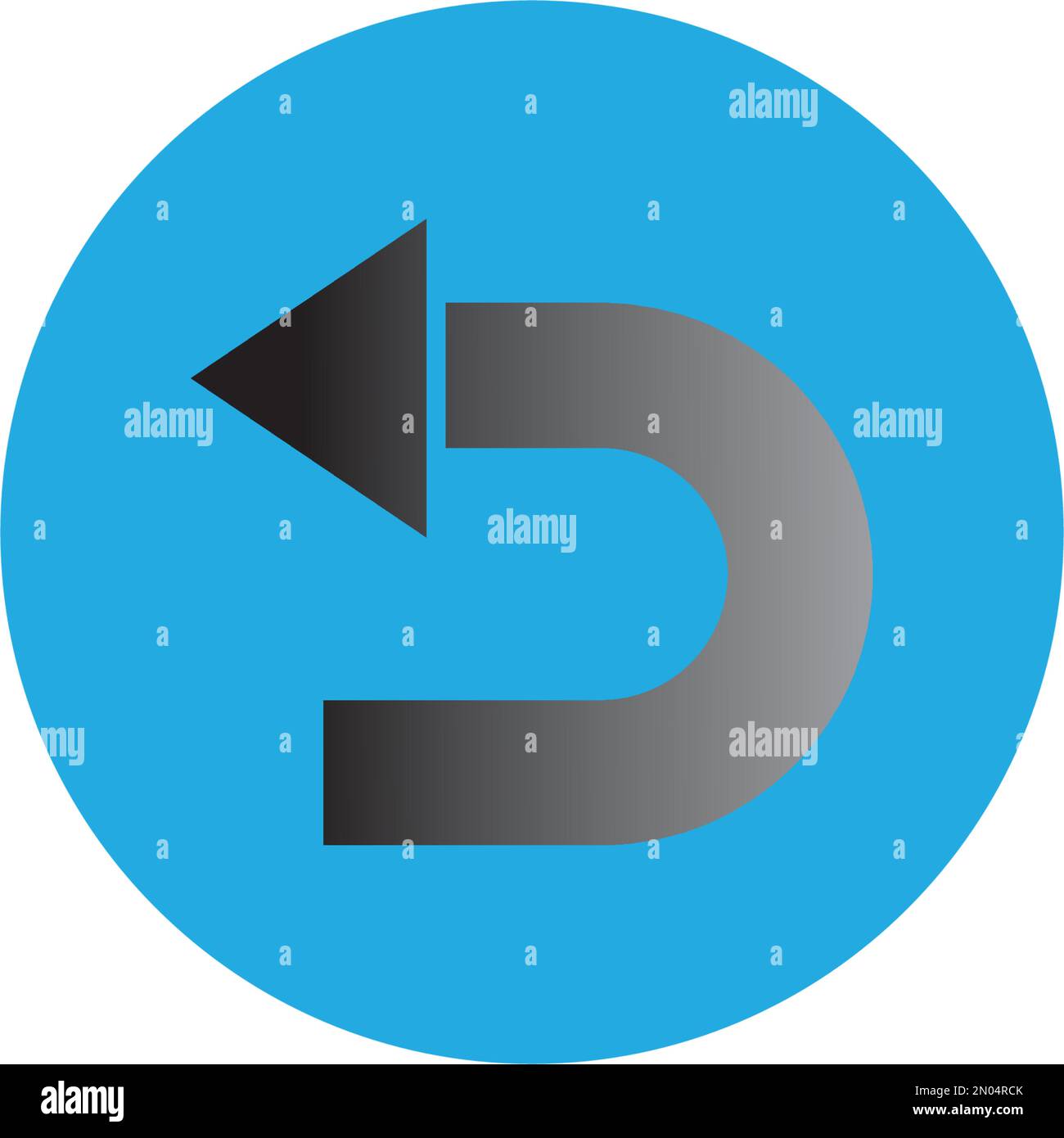 Undo Icon. Back or Return Illustration As A Simple Vector Sign & Trendy ...