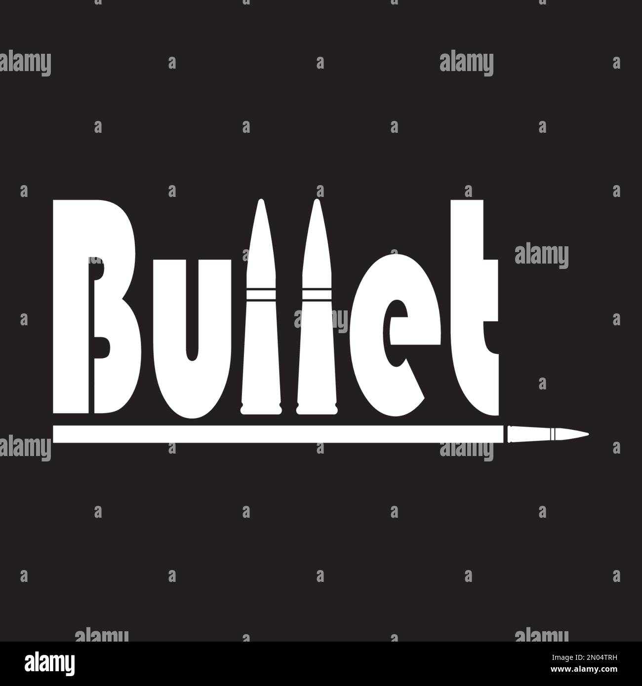 Bullet caliber logo vector design illustration and background Stock ...
