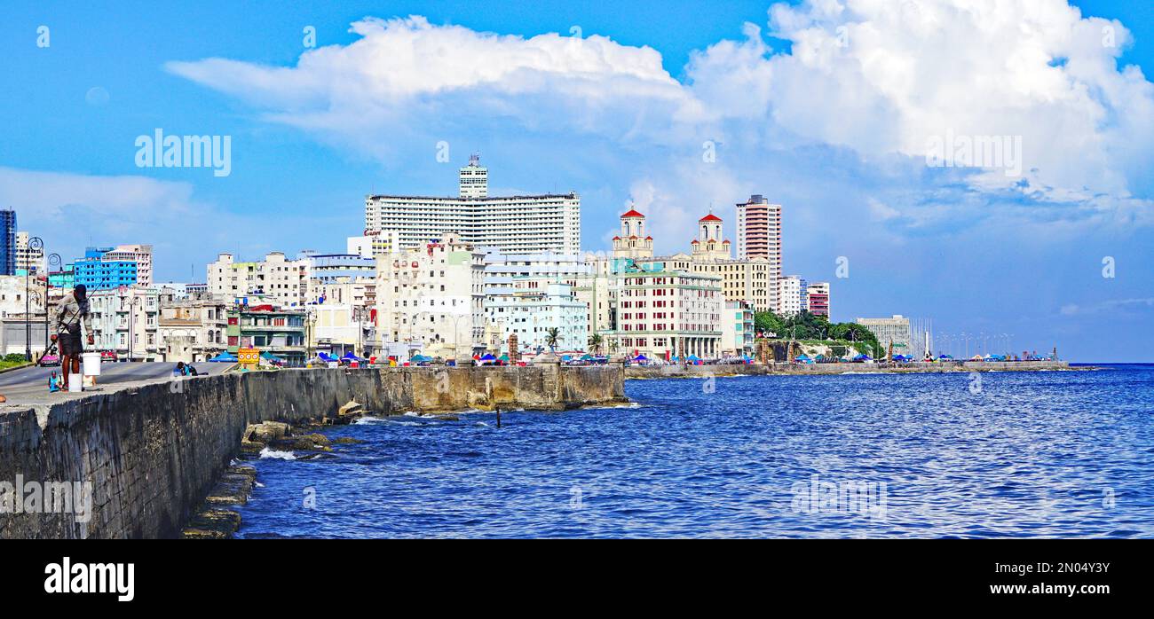 Overview of Havana in the Republic of Cuba, Cuba, Caribbean Stock Photo ...