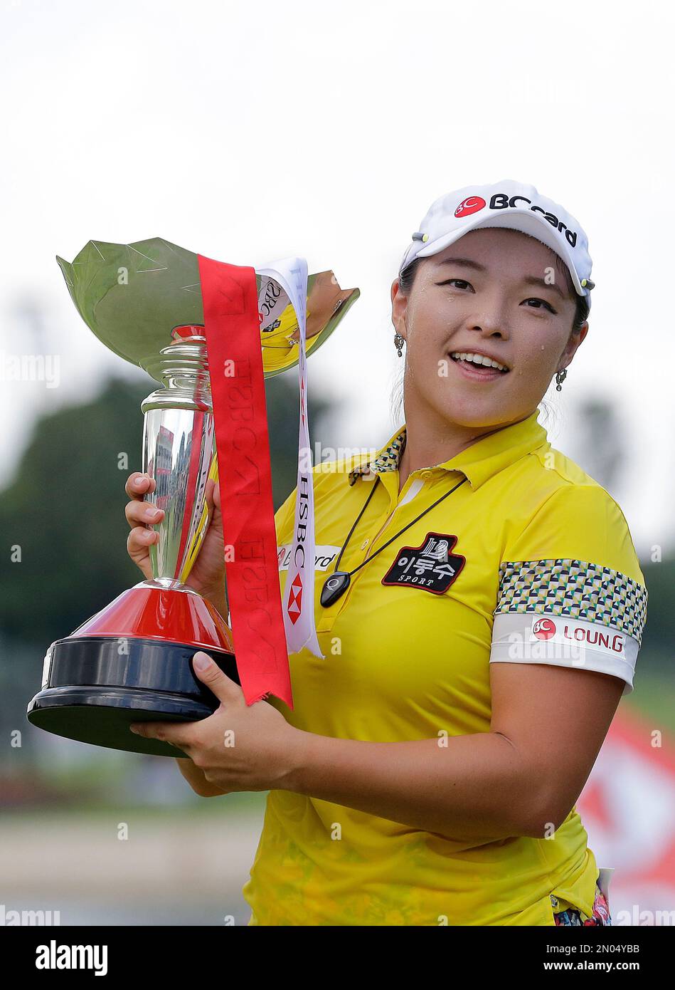 Jang Ha Na of South Korea celebrates after winning the HSBC Women's ...