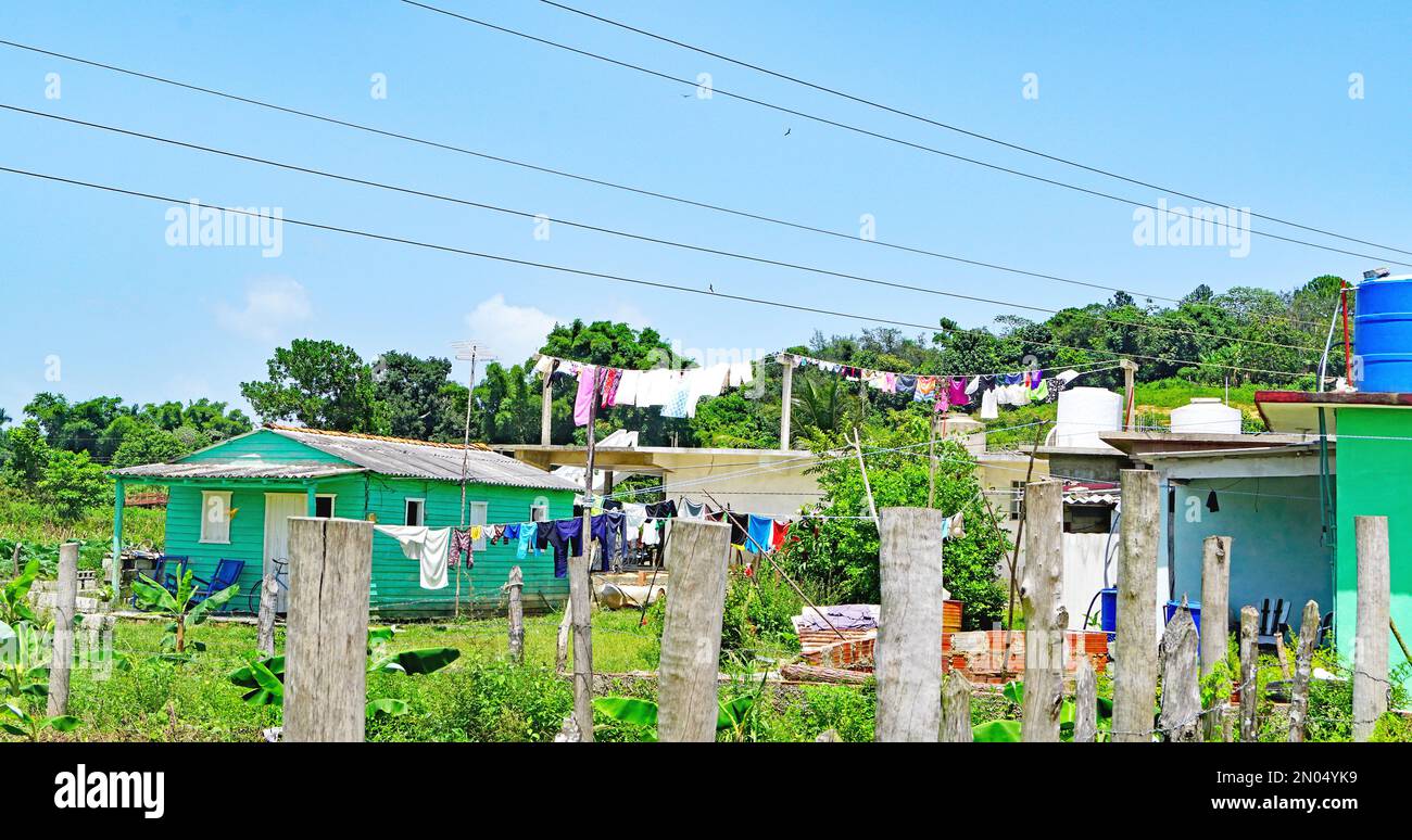 natural landscape and Mural in the Valley of Viñales in the Republic of ...