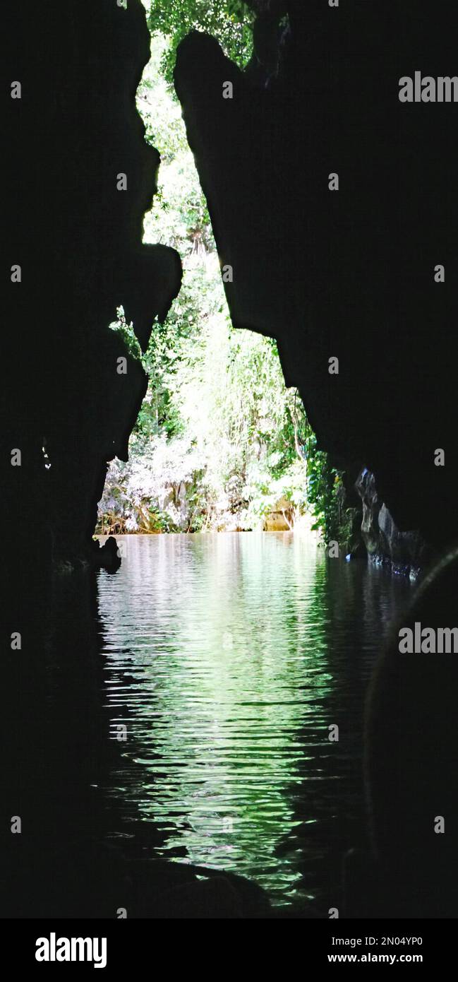 natural landscape and Mural in the Valley of Viñales in the Republic of ...