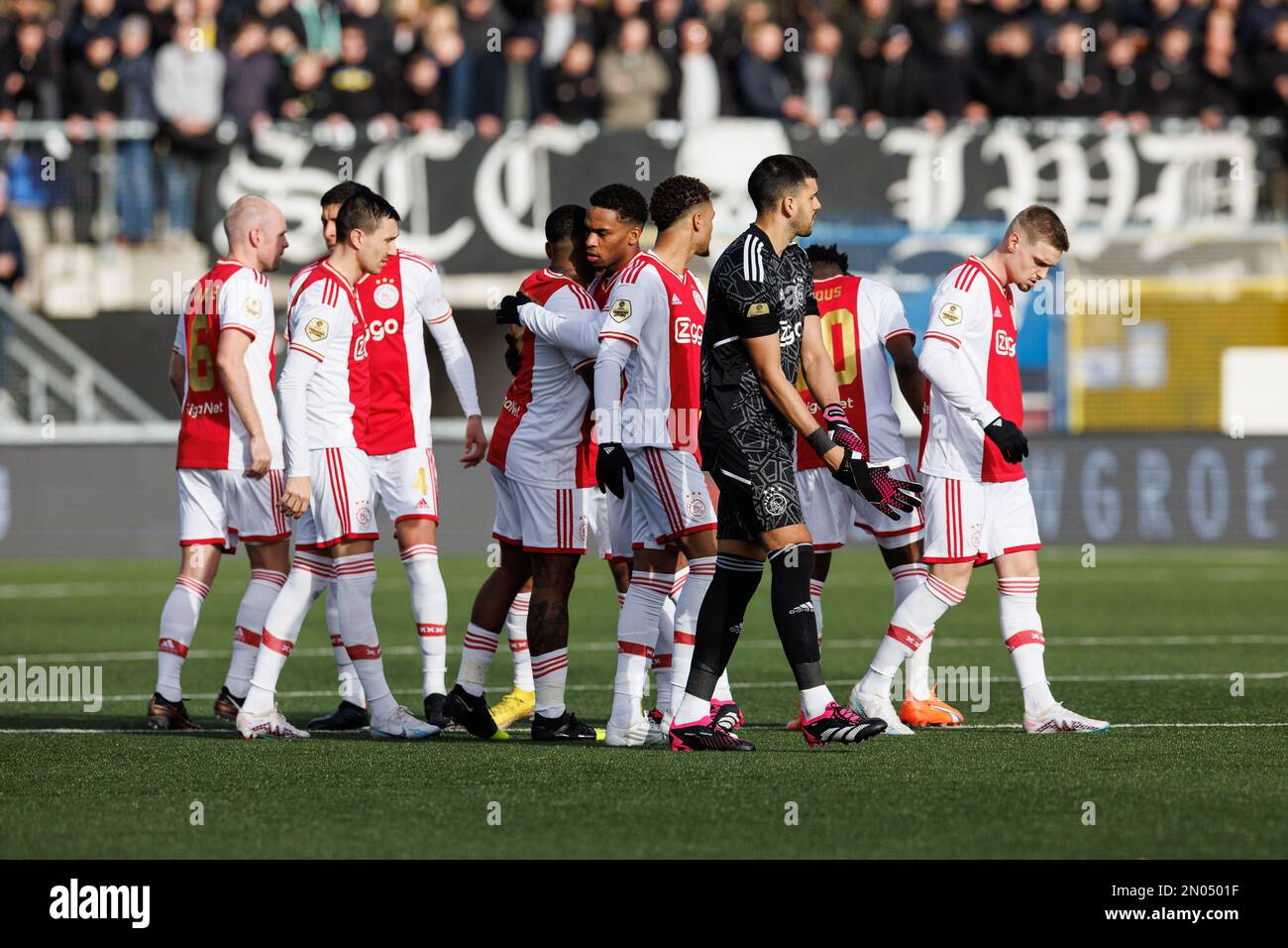 LEEUWARDEN, 05-02-2023, Cambuur Stadium , season 2022 / 2023 , Dutch Football Eredivisie. Ajax ...