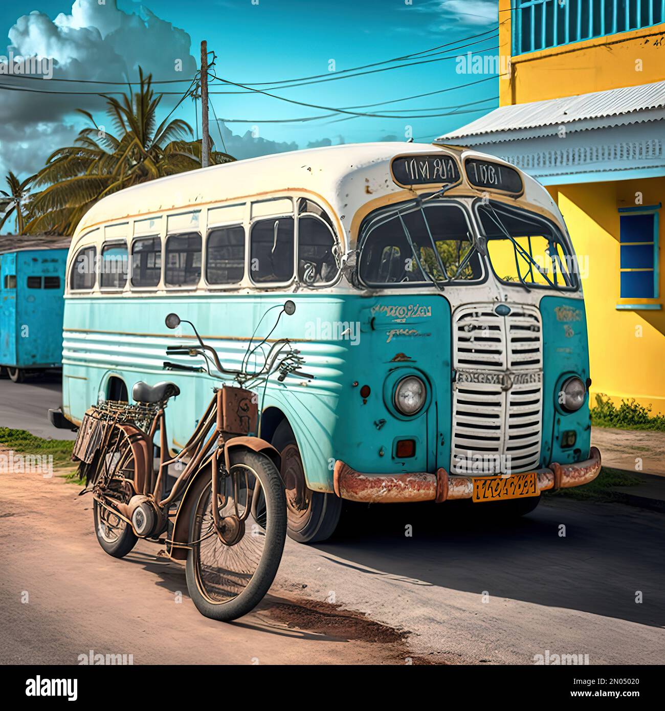 Bus barbados hi-res stock photography and images - Alamy