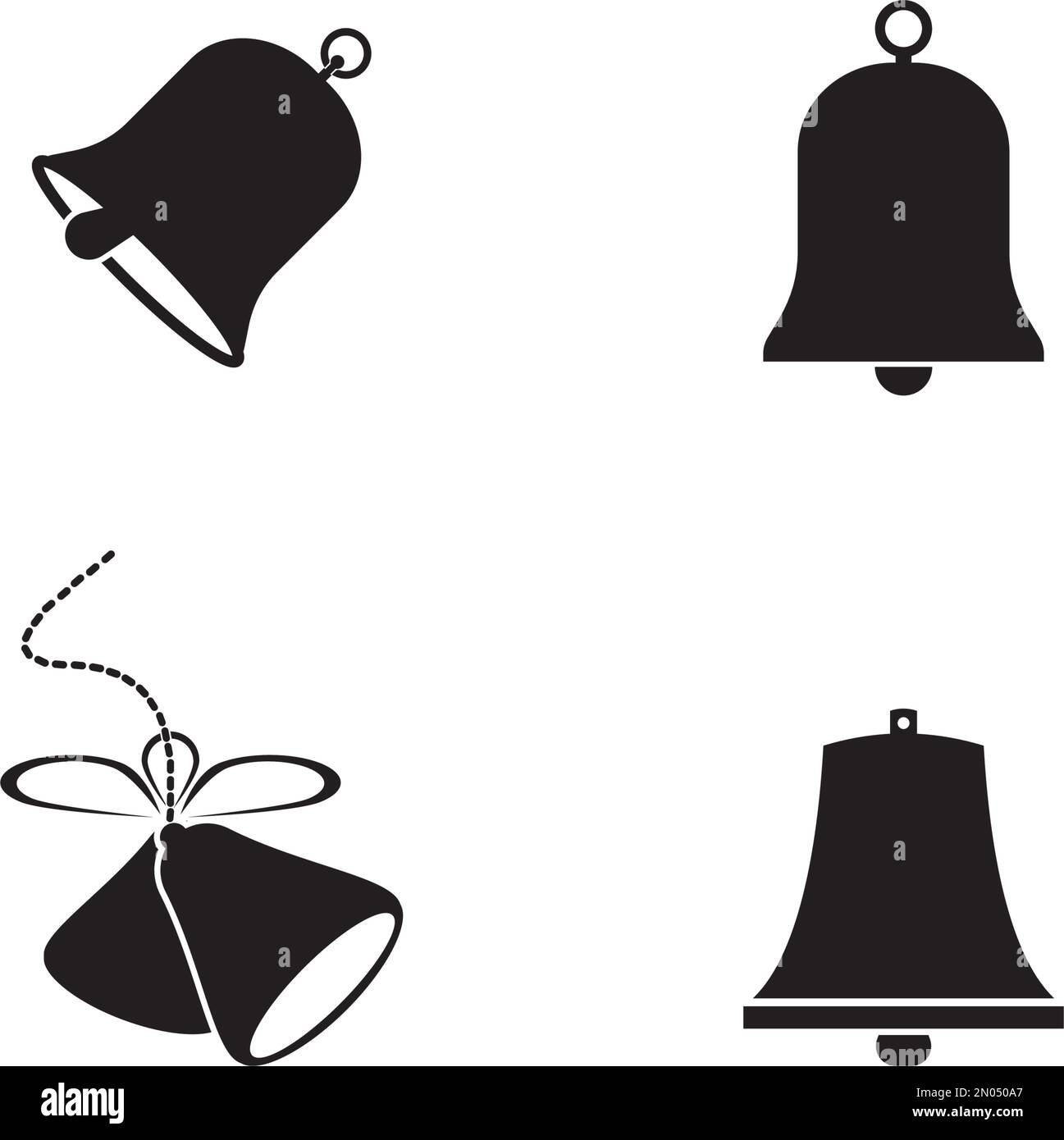 bell logo vector design illustration template Stock Vector Image & Art ...