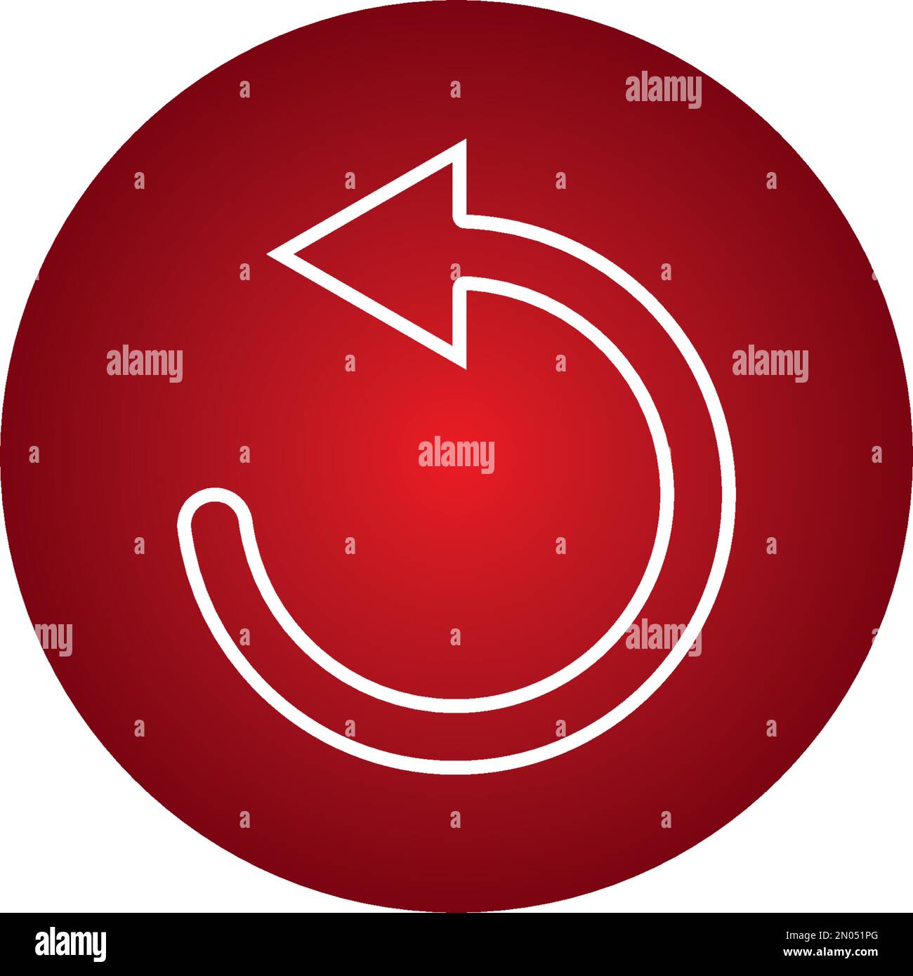 Undo Icon. Back or Return Illustration As A Simple Vector Sign & Trendy ...