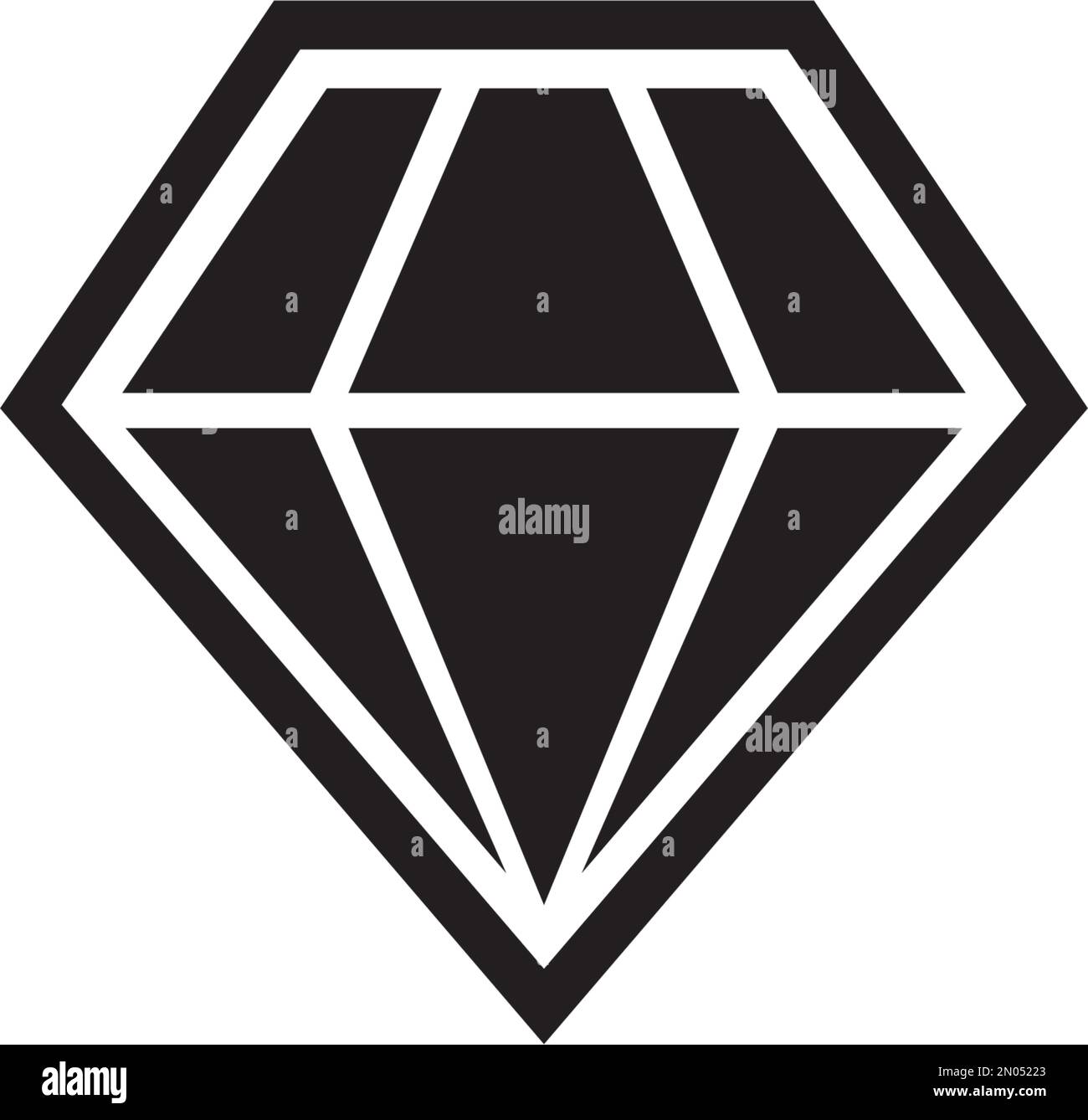 Diamond logo Black and White Stock Photos & Images - Alamy