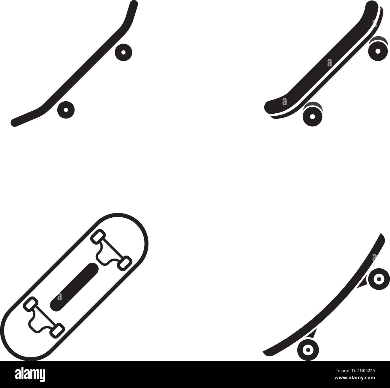 Transportation skating Stock Vector Images - Alamy