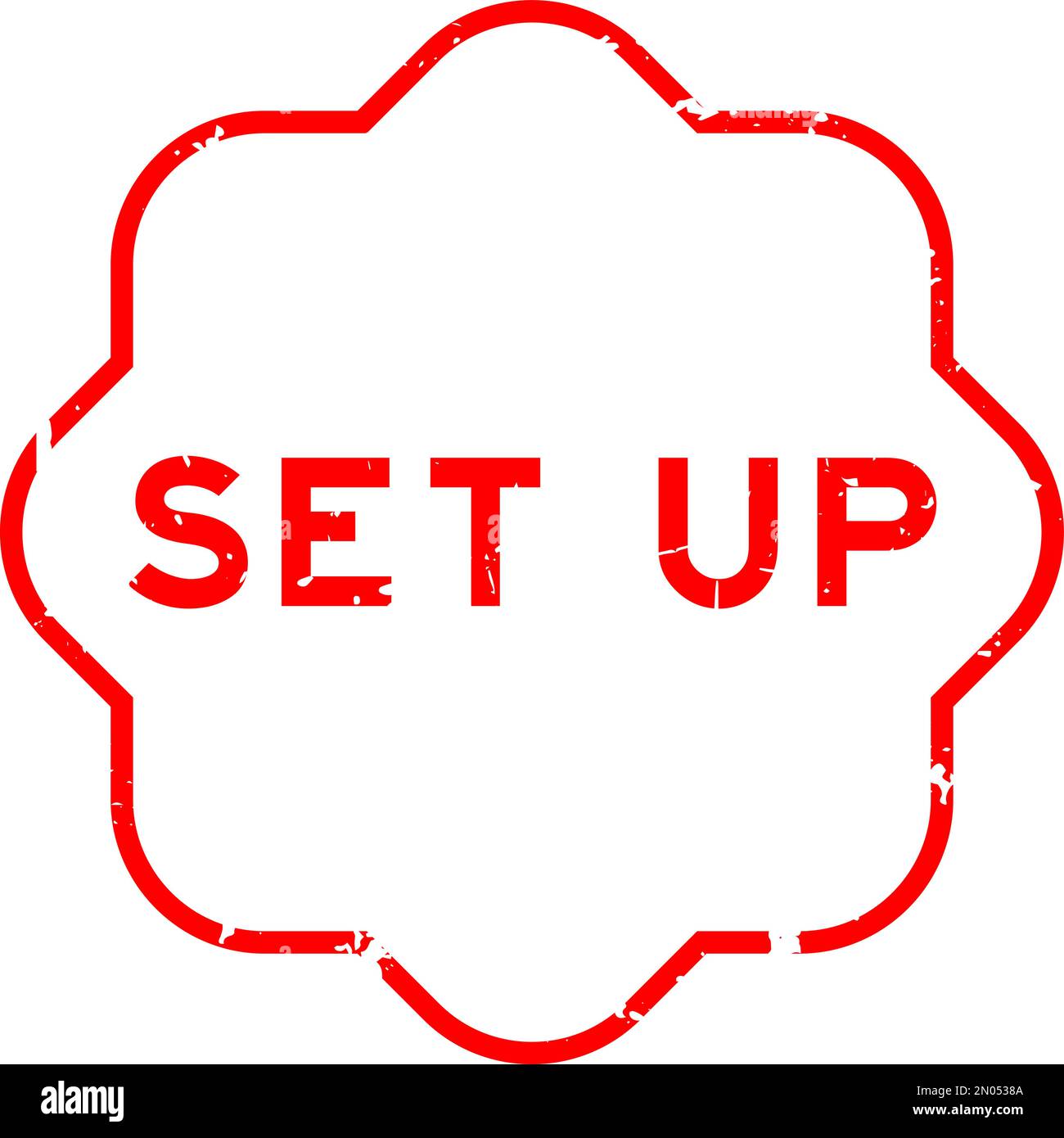 Grunge red set up word rubber seal stamp on white background Stock ... Grunge red set up word rubber seal stamp on white background Stock ...