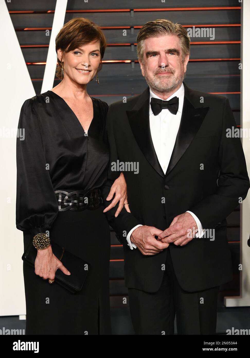 Carey Lowell, left, and Tom Freston attend the Vanity Fair Fair Oscar ...