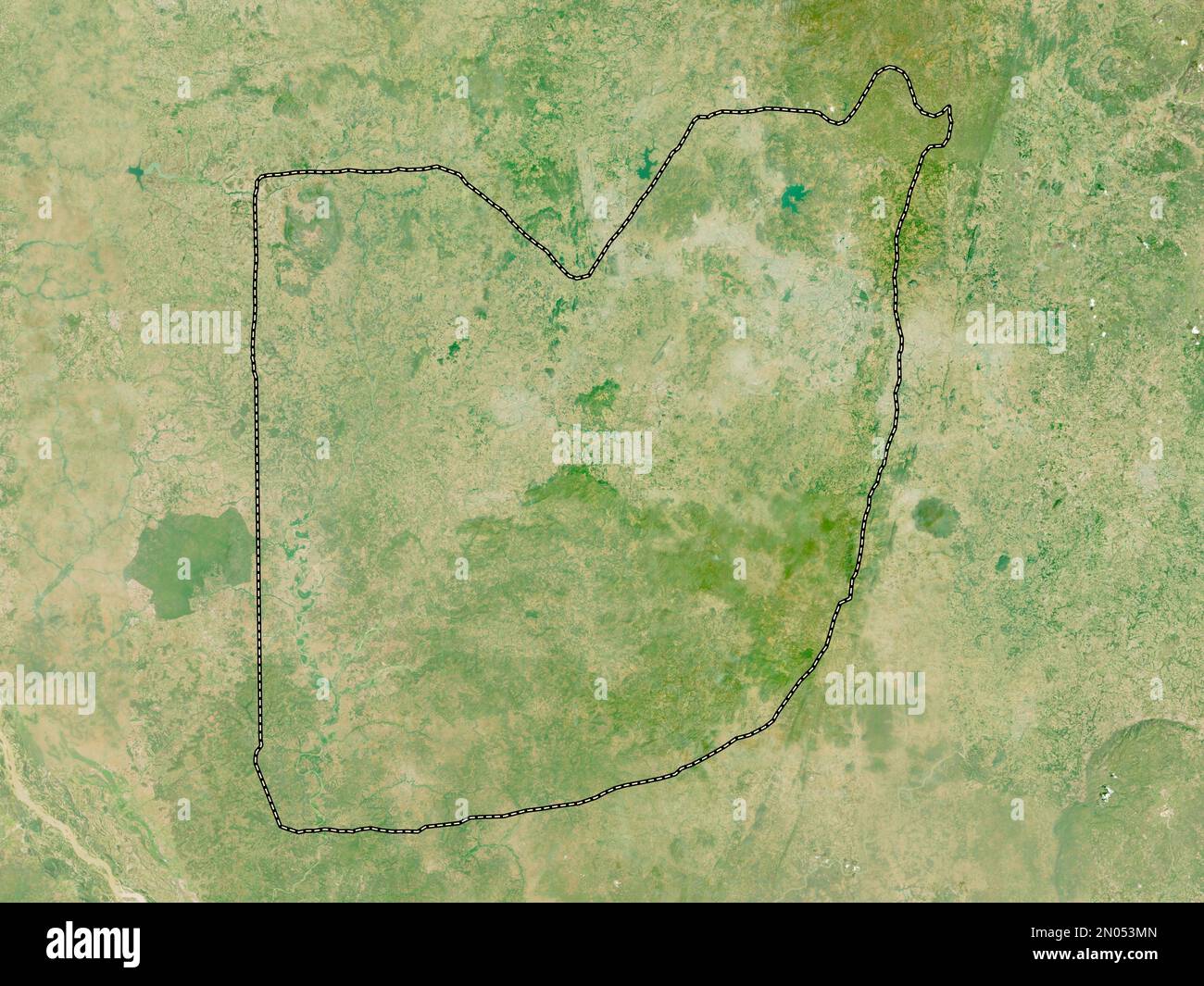 Federal Capital Territory, state of Nigeria. High resolution satellite ...