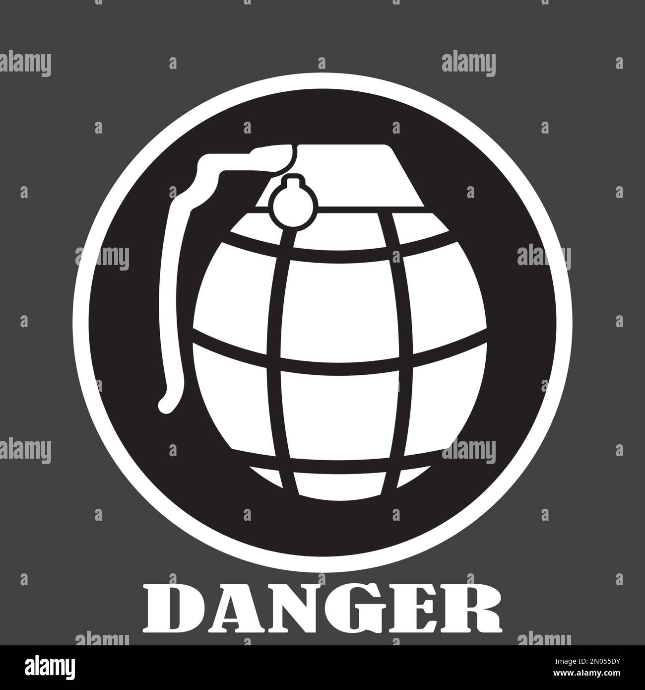 Grenade logo vector illustration design template Stock Vector Image ...