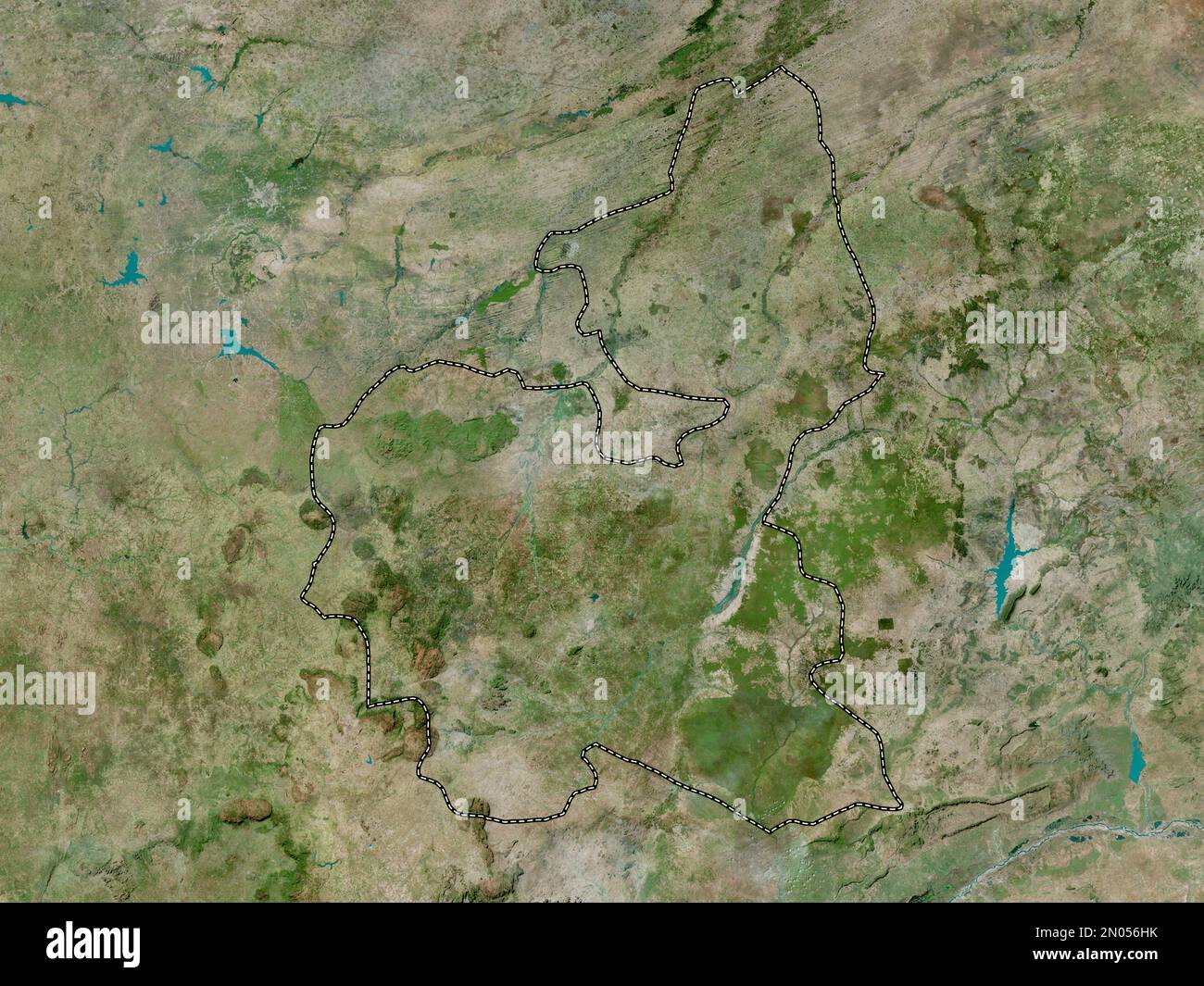 Bauchi, state of Nigeria. High resolution satellite map Stock Photo - Alamy