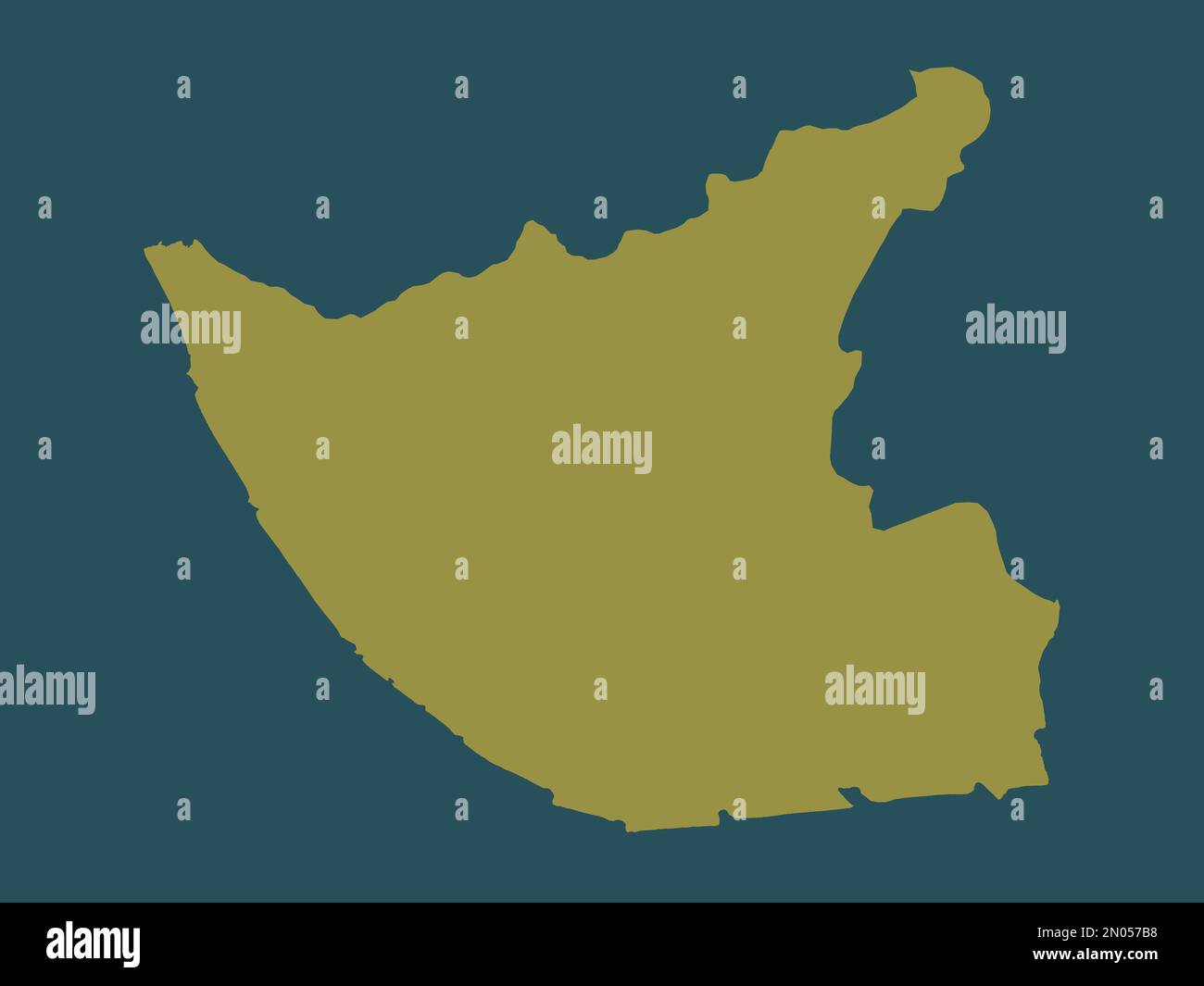 Bayelsa, state of Nigeria. Solid color shape Stock Photo - Alamy