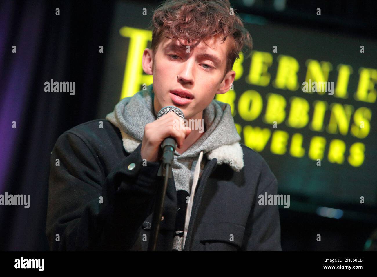 Singer-songwriter Troye Sivan visits the Q102 Performance Theater on ...