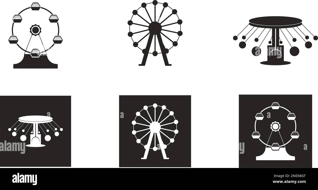 The carousel illustration Stock Vector Images - Alamy