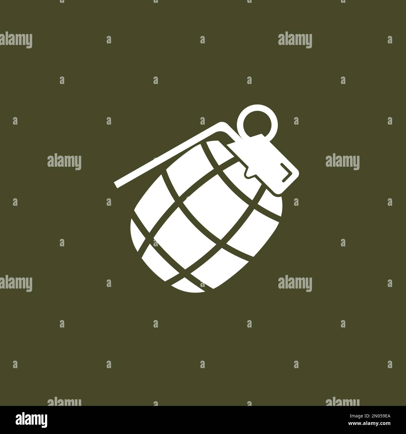 Grenade logo vector illustration design template Stock Vector Image ...