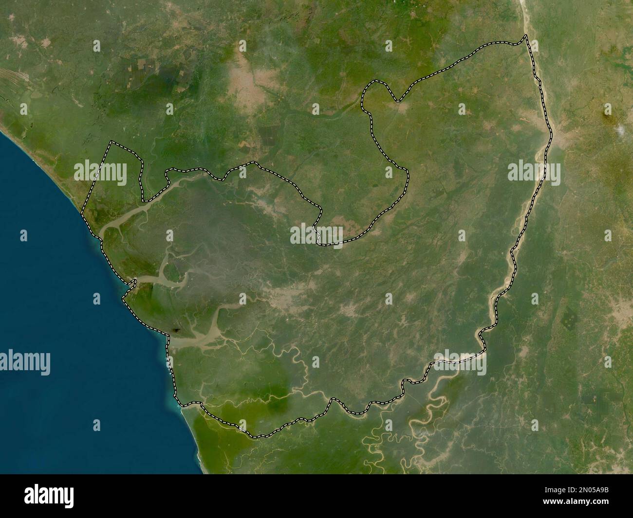 Delta state nigeria satellite hi-res stock photography and images - Alamy