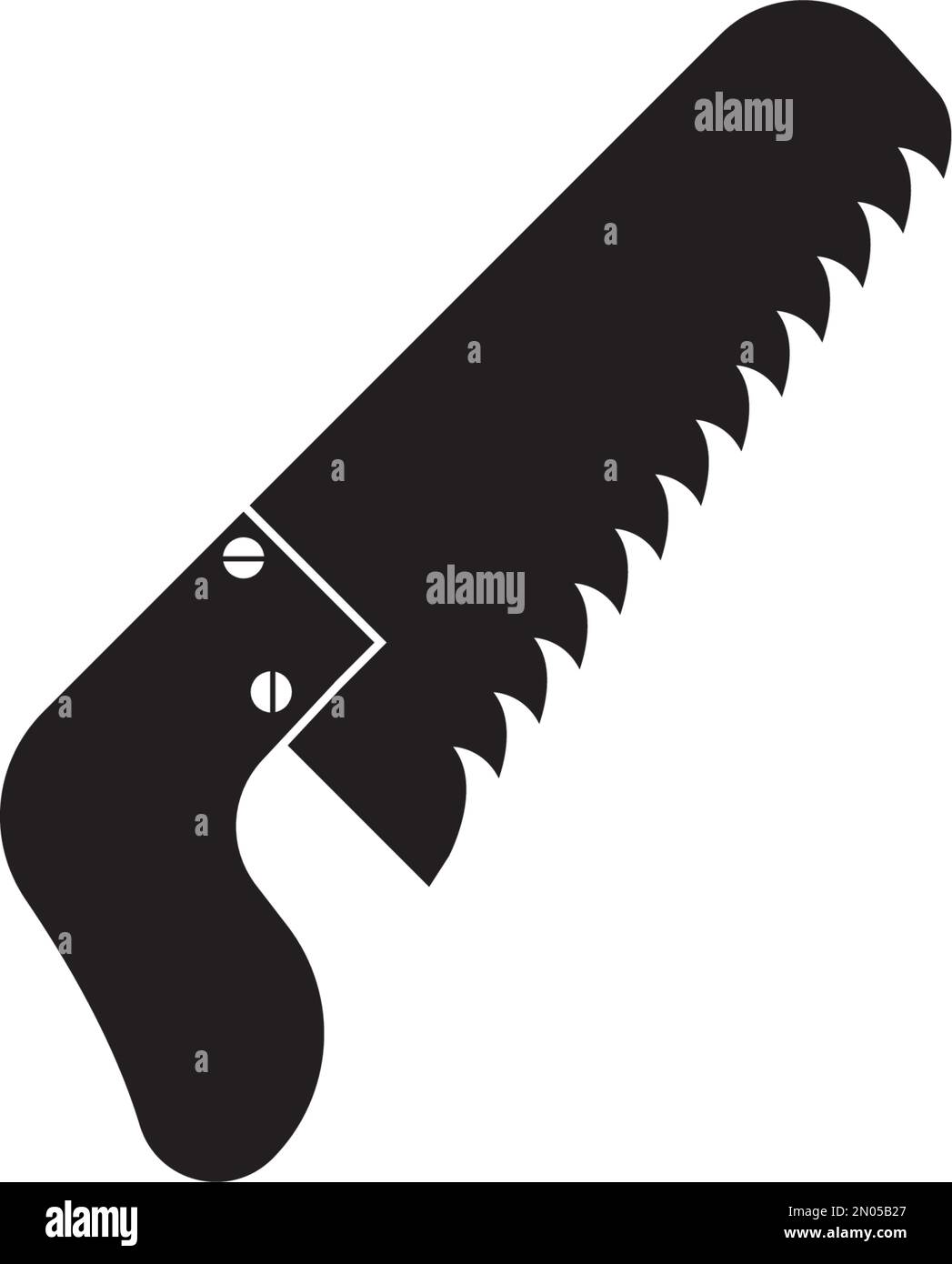 Wood cutter illustration Black and White Stock Photos & Images - Alamy