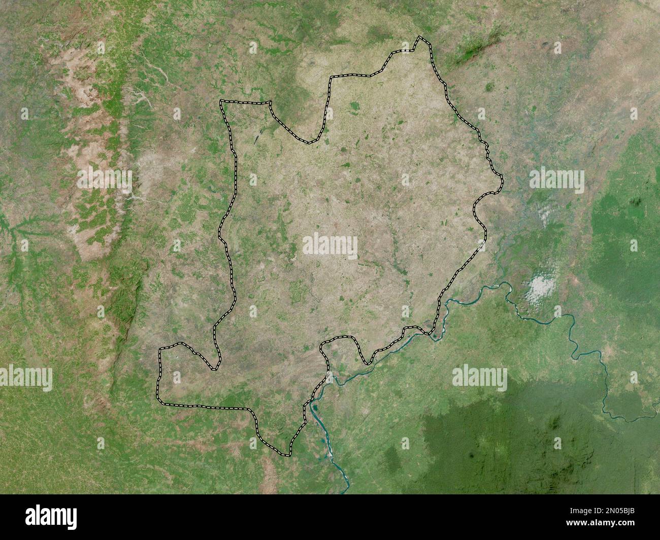 Ebonyi, state of Nigeria. High resolution satellite map Stock Photo - Alamy