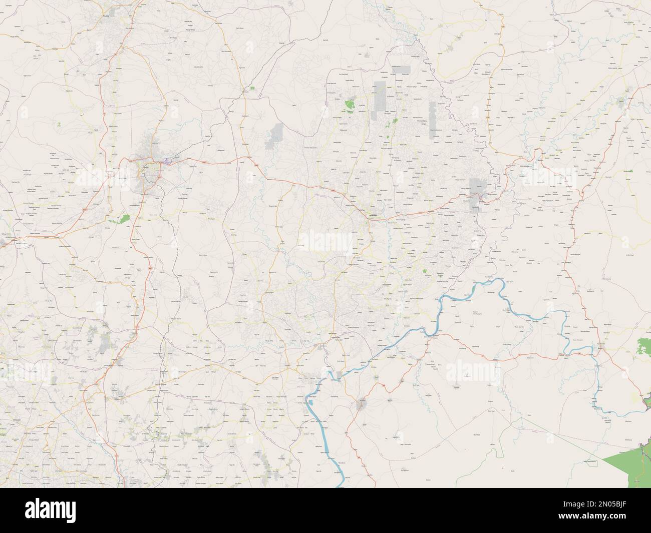 Ebonyi, state of Nigeria. Open Street Map Stock Photo - Alamy