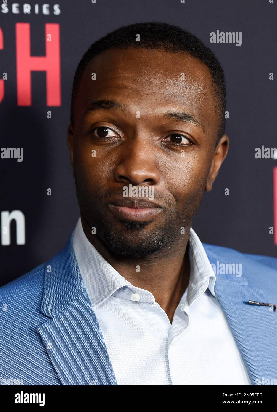 Jamie Hector, a cast member in "Bosch," poses at the season two ...