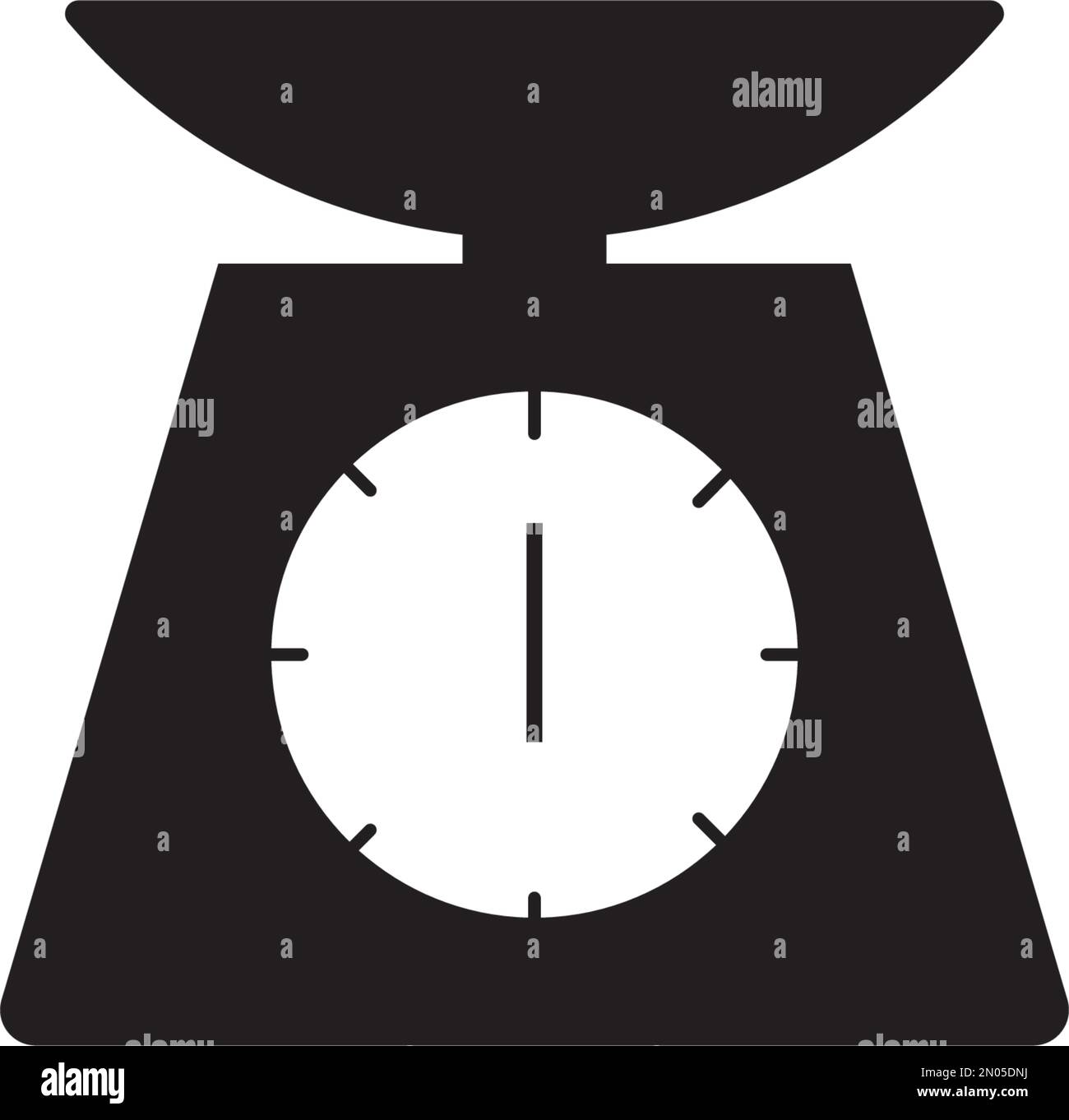 Weight scale icon vector, logo design illustration template Stock ...