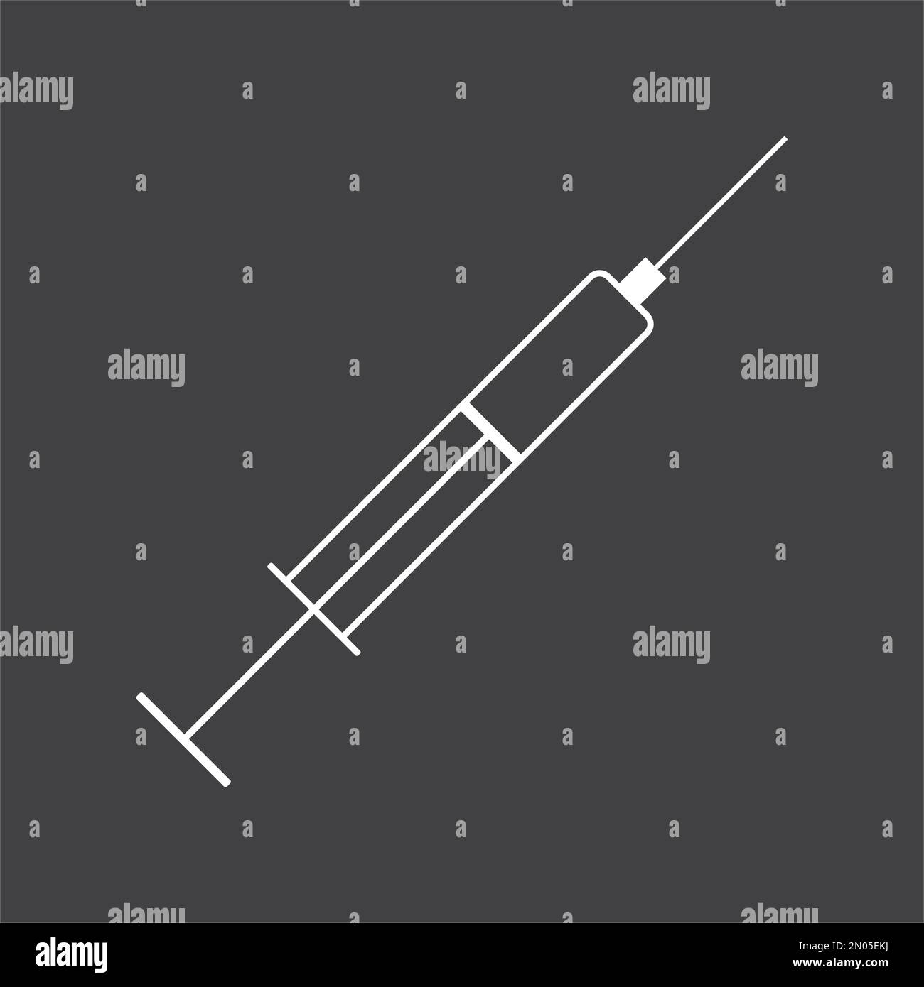 Syringe icon vector illustration, logo design template Stock Vector ...