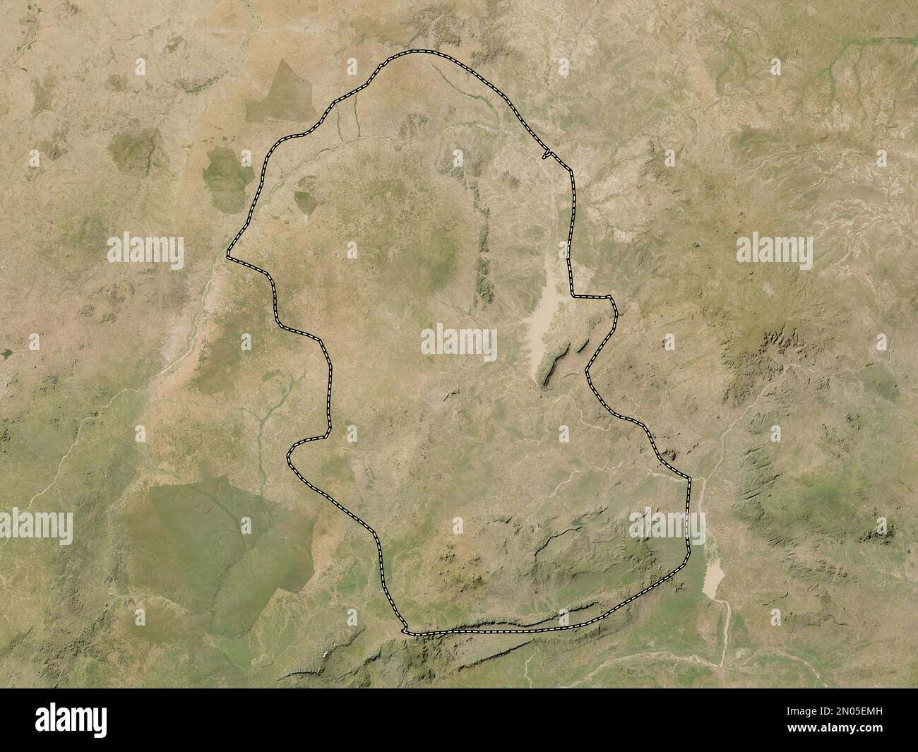Gombe, state of Nigeria. Low resolution satellite map Stock Photo - Alamy