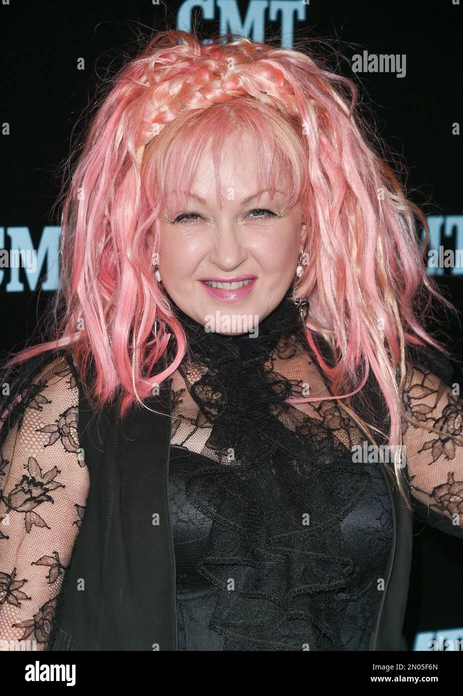 Singer Cyndi Lauper attends the Viacom Kids and Family Group Upfront ...