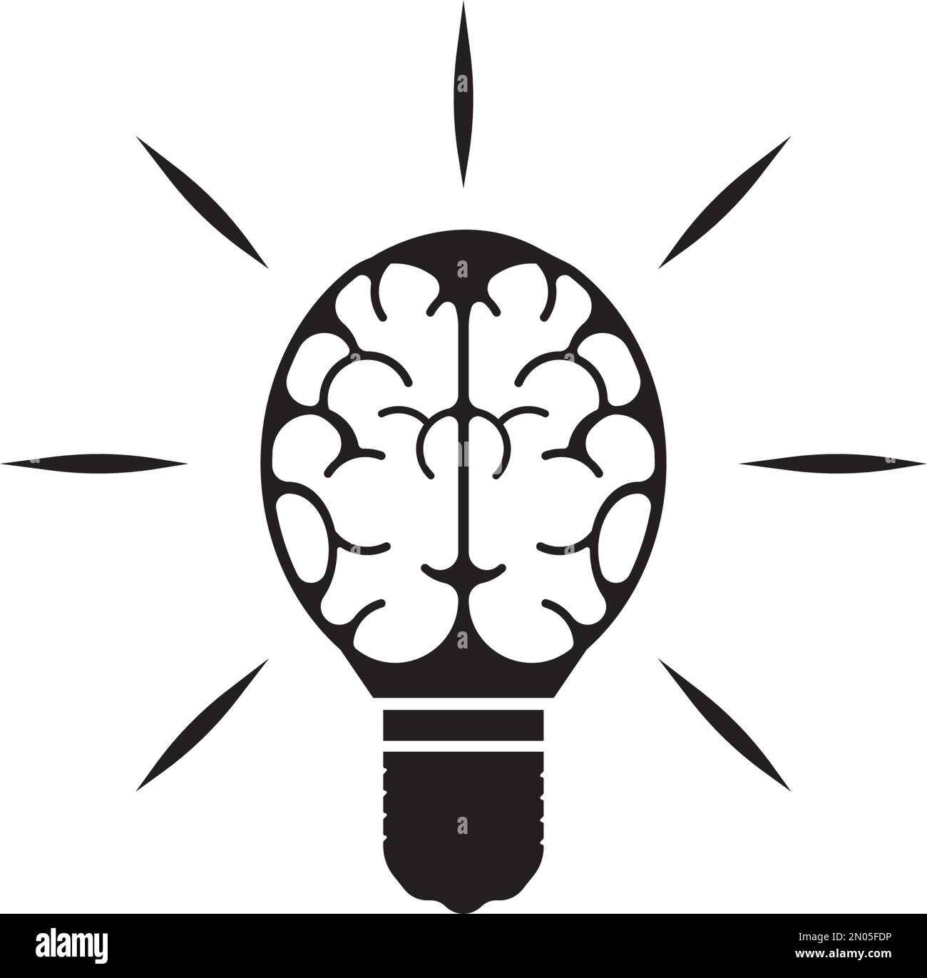 Brain Logo Vector Design Illustrationicon Template Background Stock Vector Image And Art Alamy