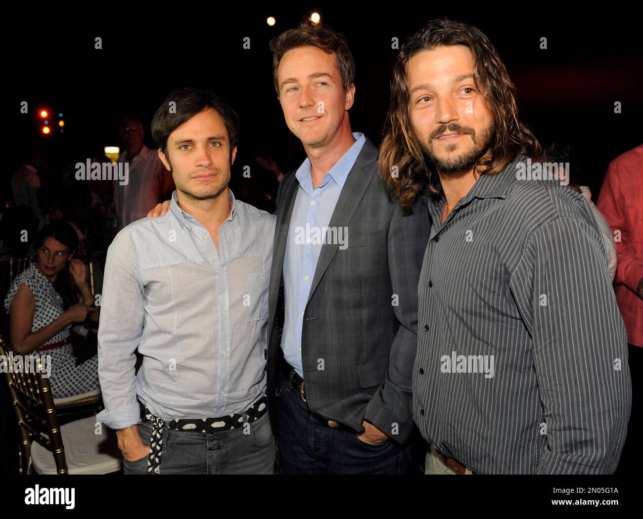 FILE - In this Nov. 17, 2012 file photo, Mexican actors Gael Garcia ...