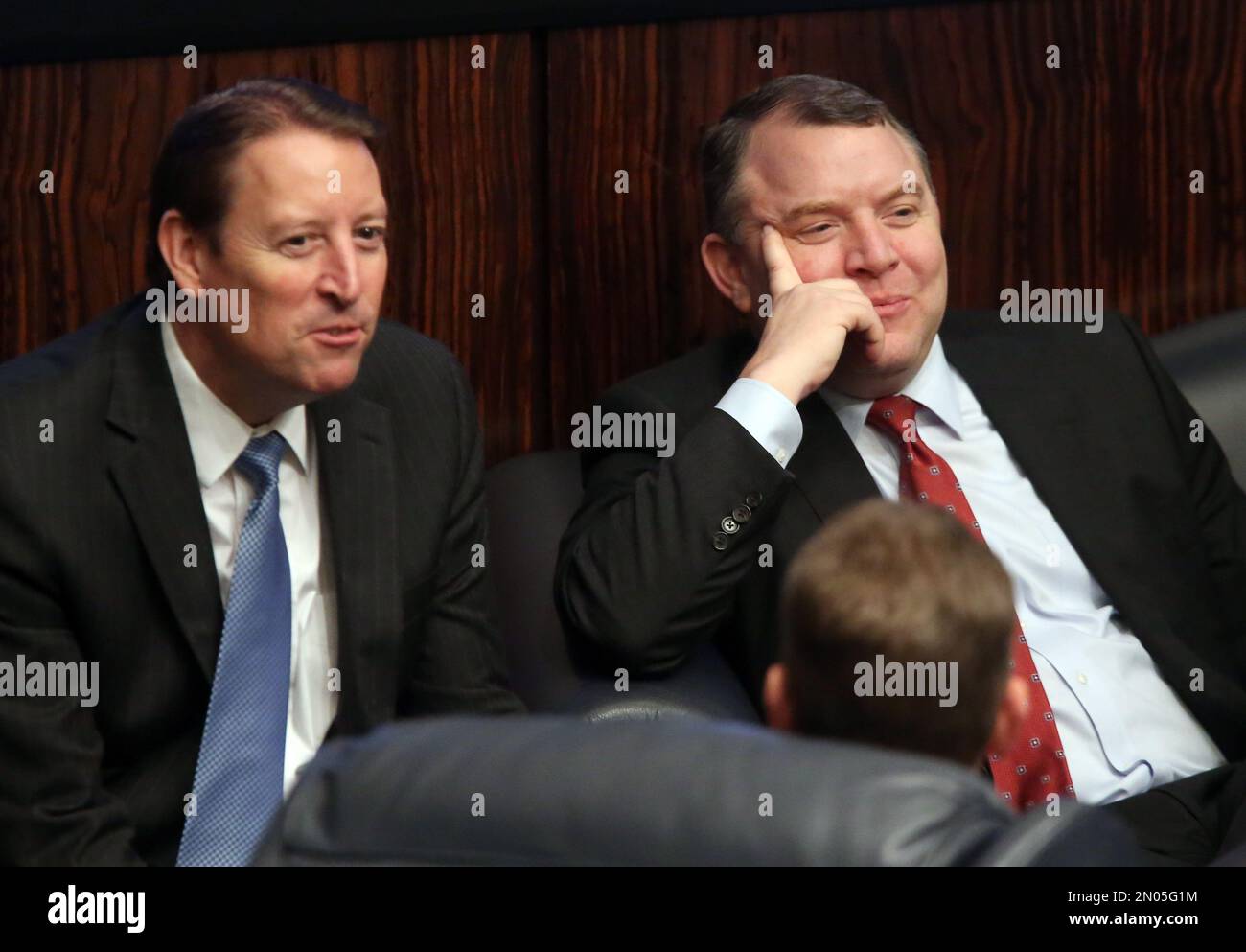 Sen. Bill Galvano, R-Bradenton, left, and Sen. Rob Bradley, R-Fleming ...