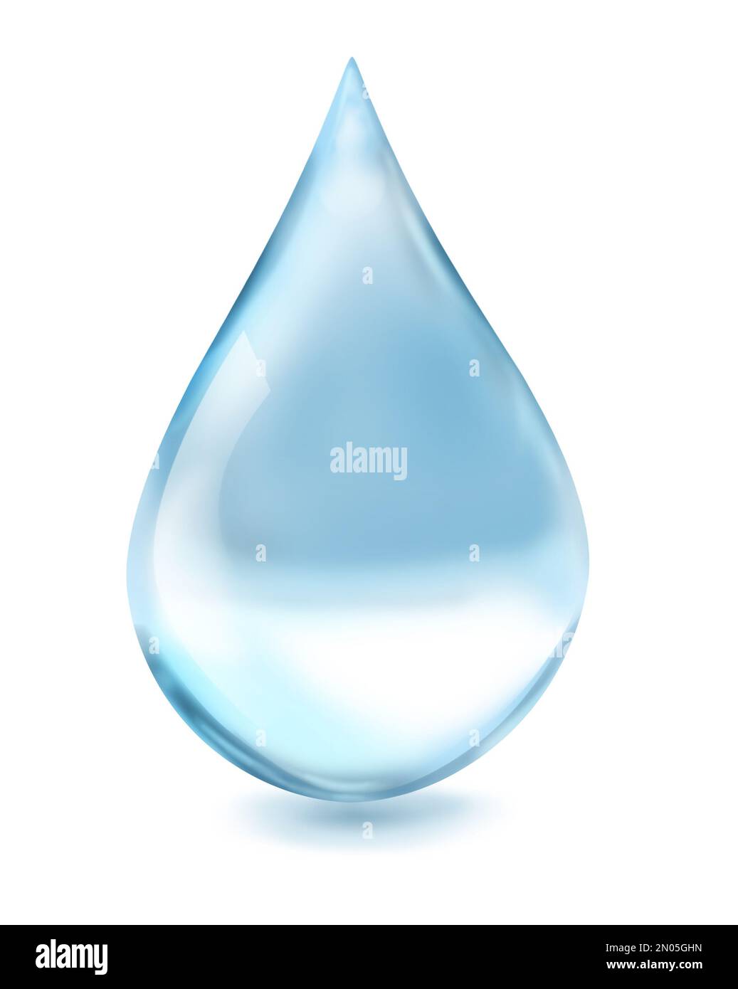 Water drop illustration Cut Out Stock Images & Pictures - Alamy