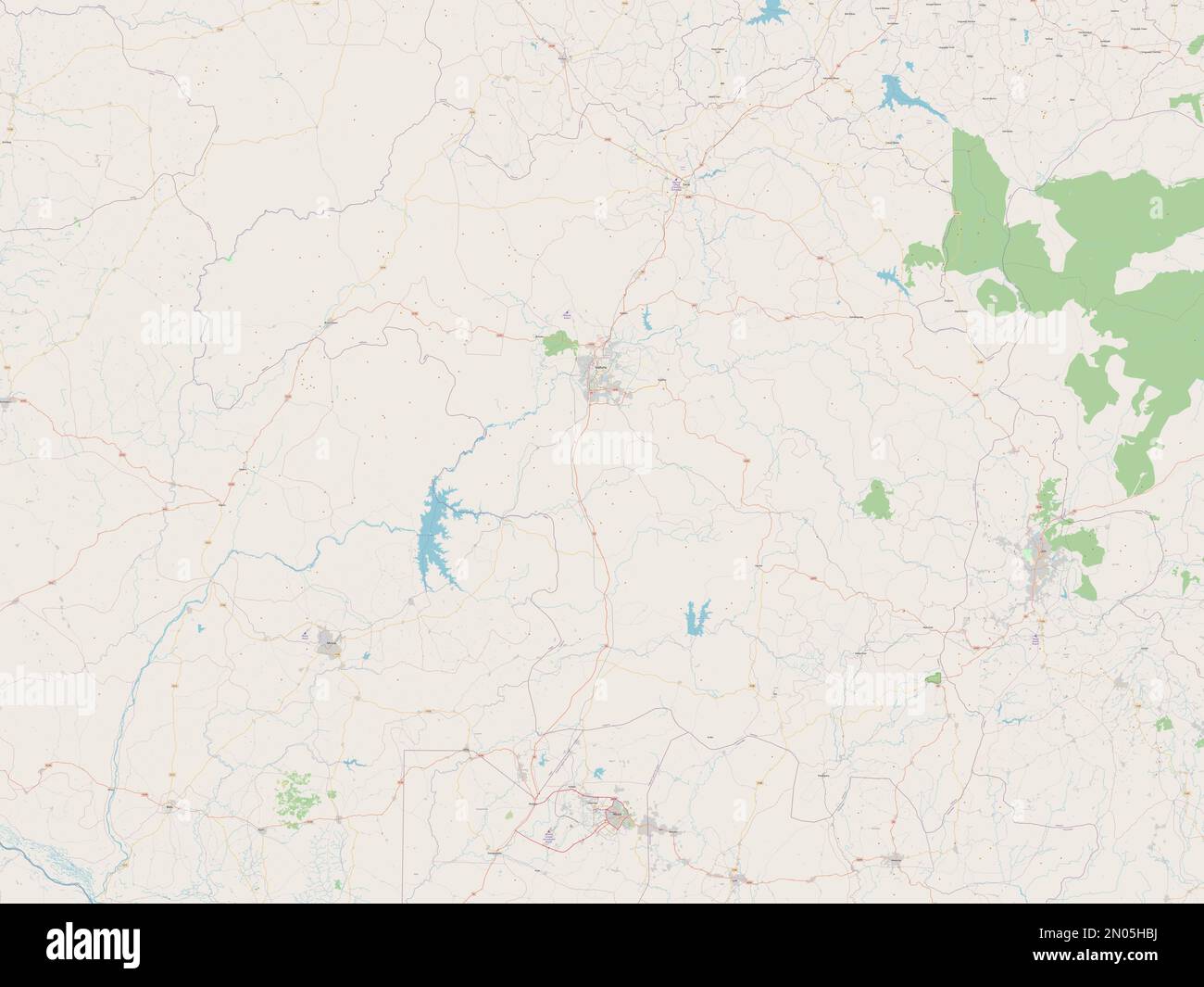 Kaduna, state of Nigeria. Open Street Map Stock Photo - Alamy