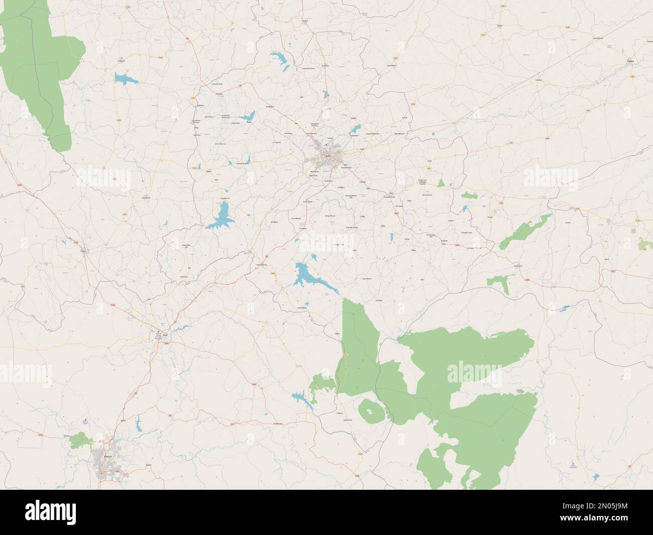 Kano, state of Nigeria. Open Street Map Stock Photo - Alamy