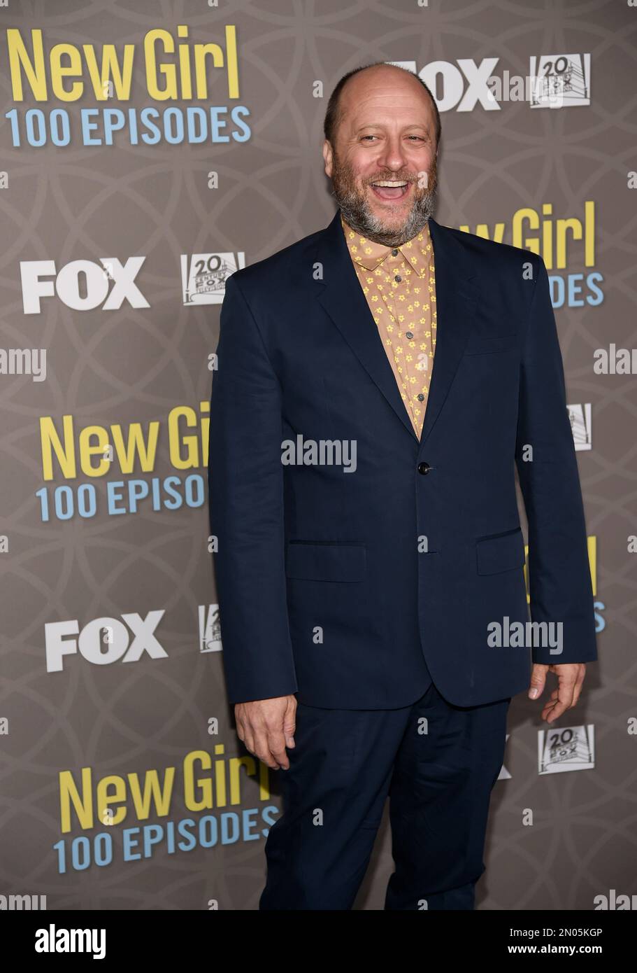 Dave Finkel, writer/executive producer of "The New Girl," poses at a ...