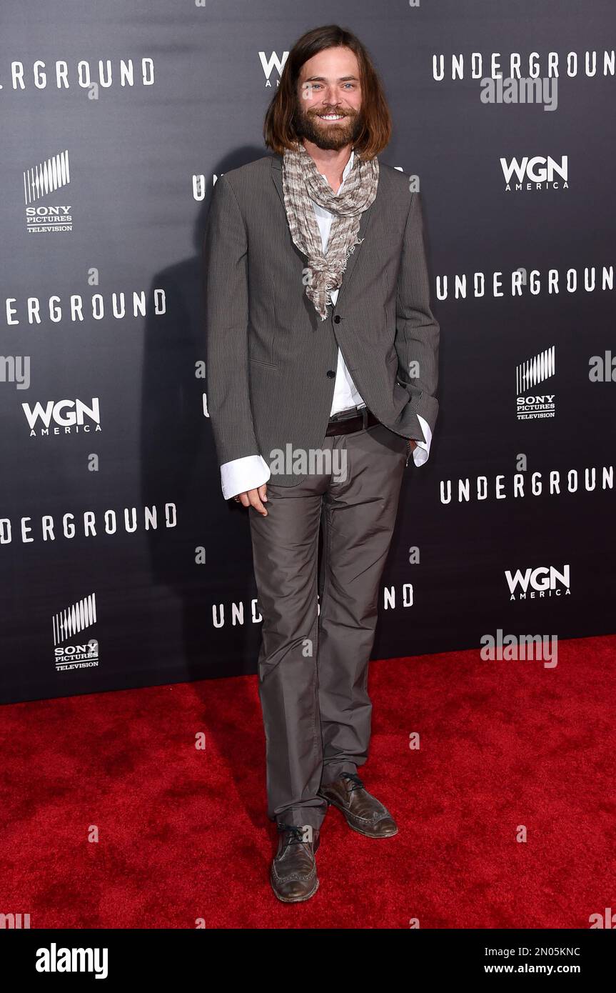 Christopher Backus arrives at the LA Premiere of "Underground" held at ...