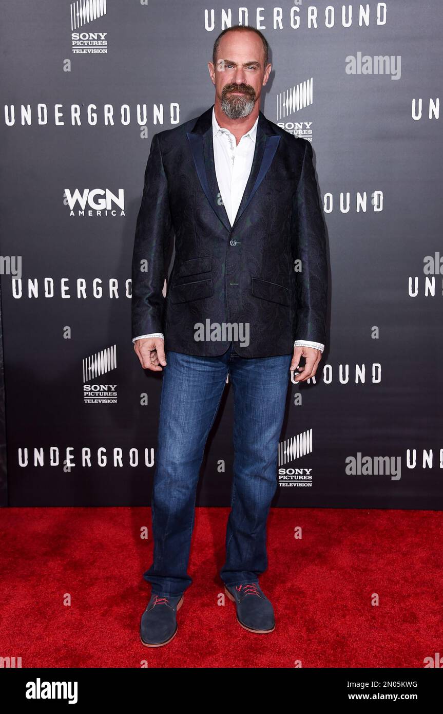 Christopher Meloni arrives at the LA Premiere of "Underground" held at ...
