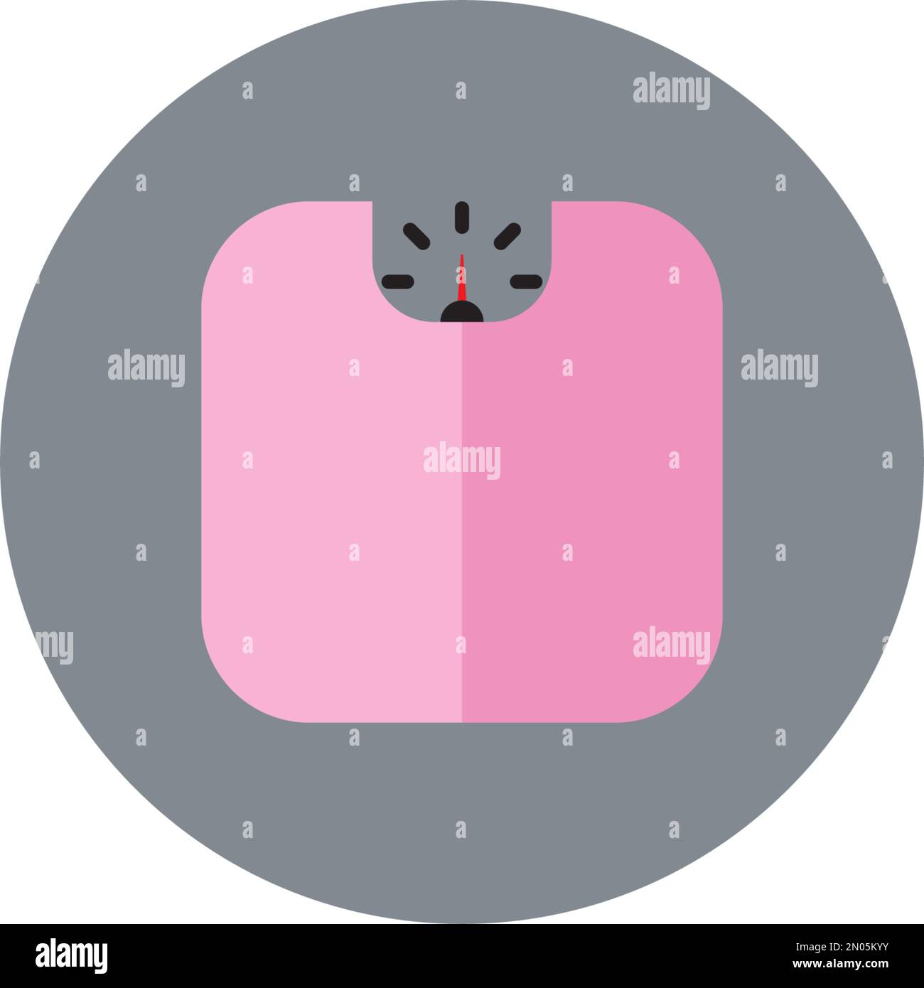 Weight scale icon vector, logo design illustration template Stock ...