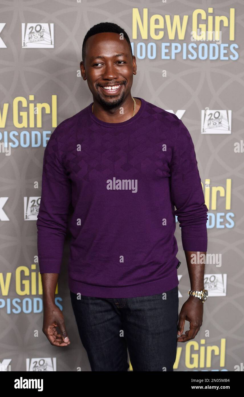 Lamorne Morris, a cast member in "The New Girl," poses at a party ...