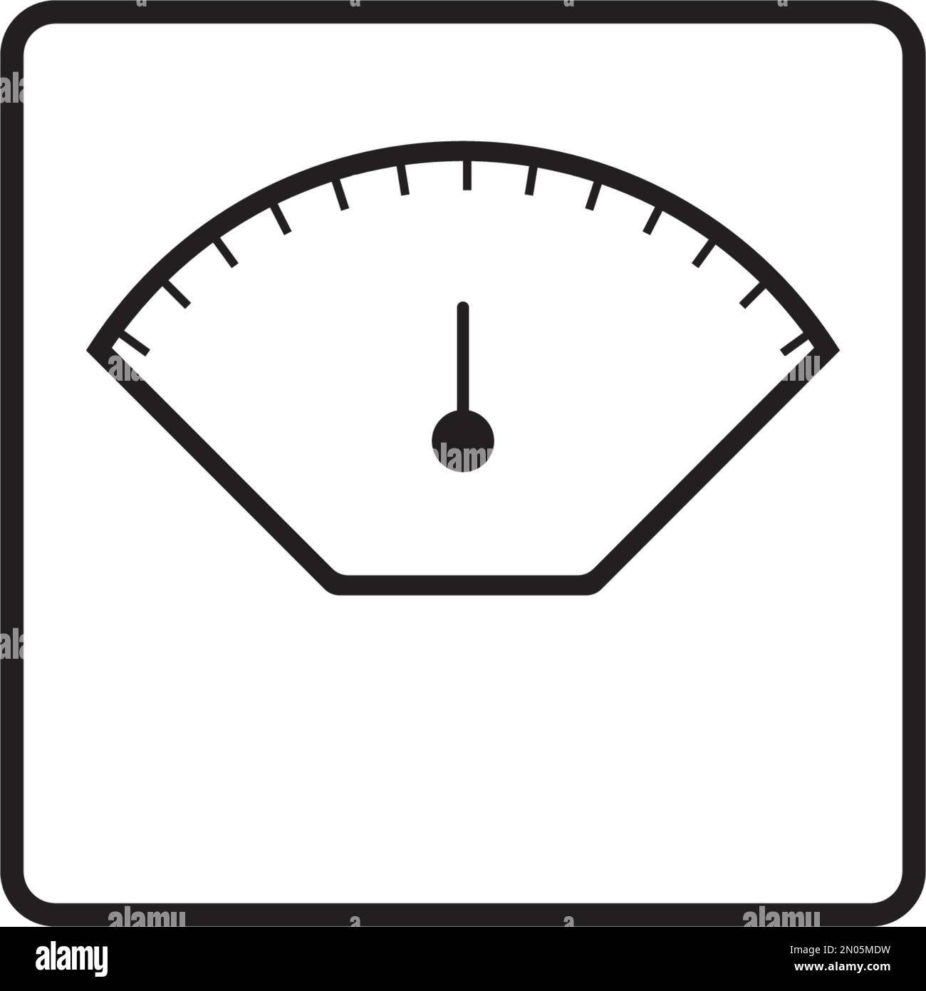 Weight scale icon vector, logo design illustration template Stock ...
