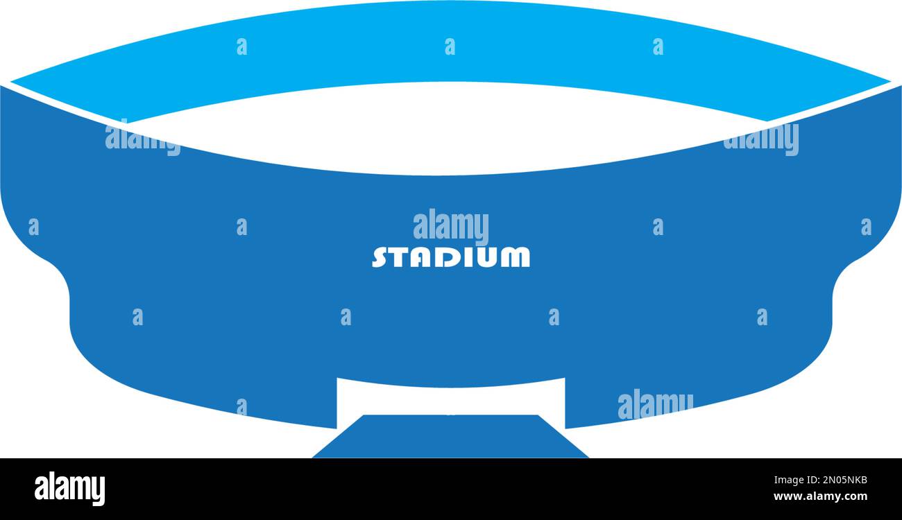 Stadium icon vector, design illustration symbol and background Stock ...