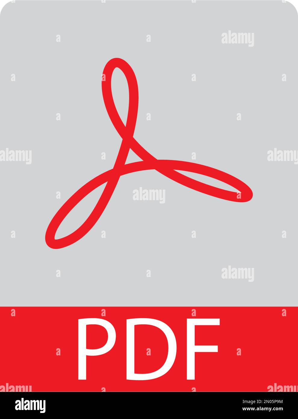 PDF icon vector illustration template Stock Vector Image & Art - Alamy