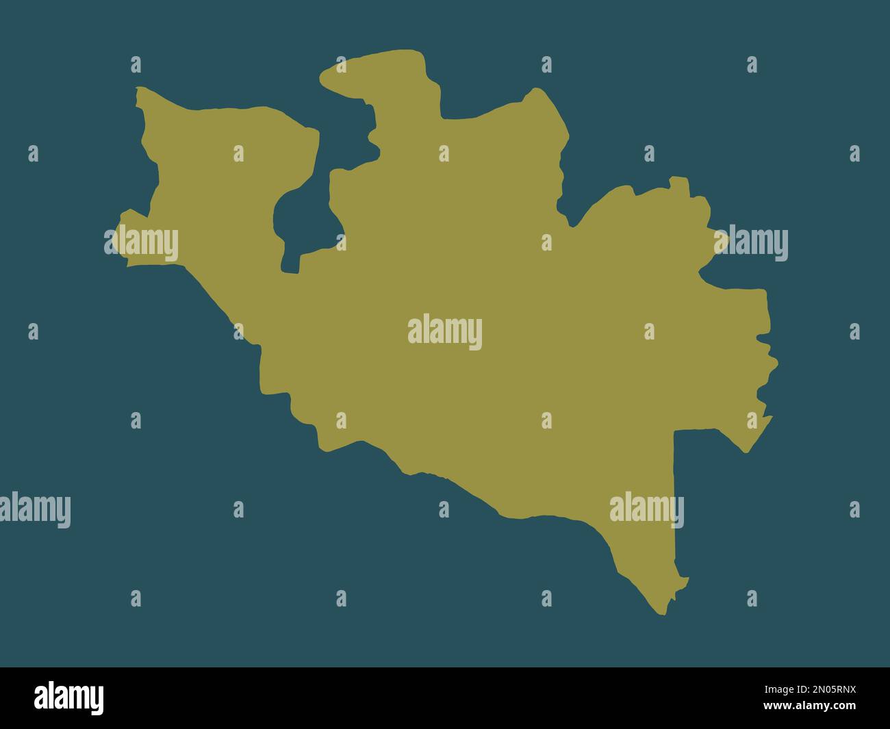 Niger, state of Nigeria. Solid color shape Stock Photo - Alamy