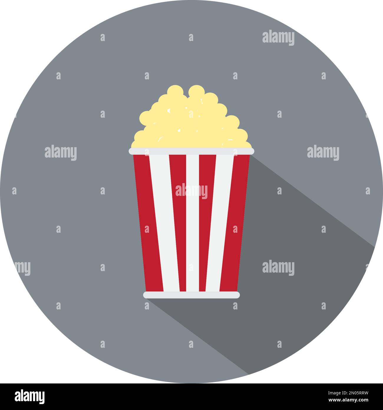 Popcorn icon vector isolated,logo design illustration Stock Vector ...