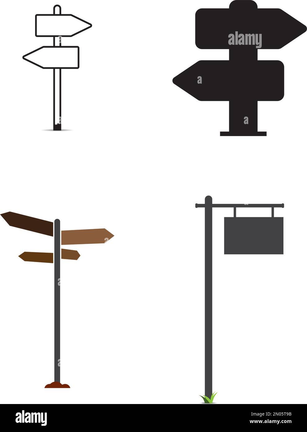 Signboard vector icon Simple isolated pictogram Stock Vector Image ...