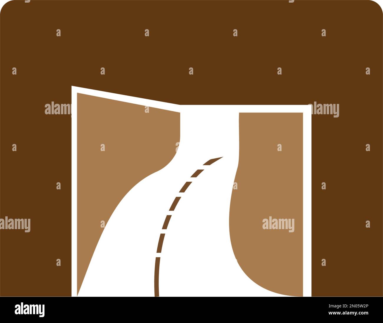 Tunnel icon vector design illustration,logo background Stock Vector ...