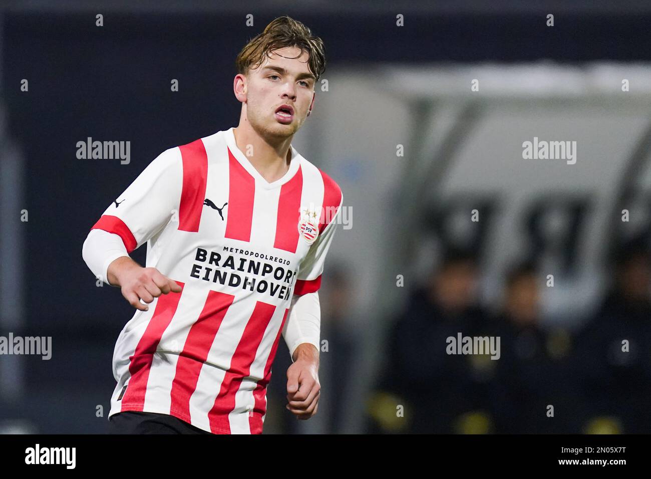 EINDHOVEN, NETHERLANDS - JANUARY 23: Jason van Duiven of PSV U23 looks ...